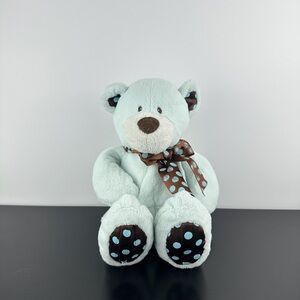 GANZ | Toys | Baby Ganz Chocolate Drops Bear 2 Polka Dot Bow Rattle ...